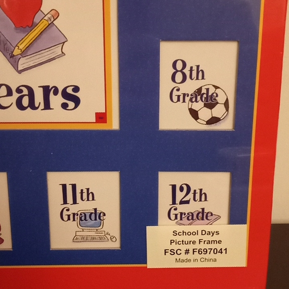 New Seasons | Wall Decor | School Years K2 Grade Picture Frame | Poshmark